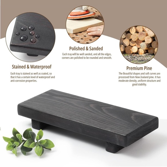 Grid Forte | Bath | Grid Forte Wood Pedestal Soap Stand | Poshmark